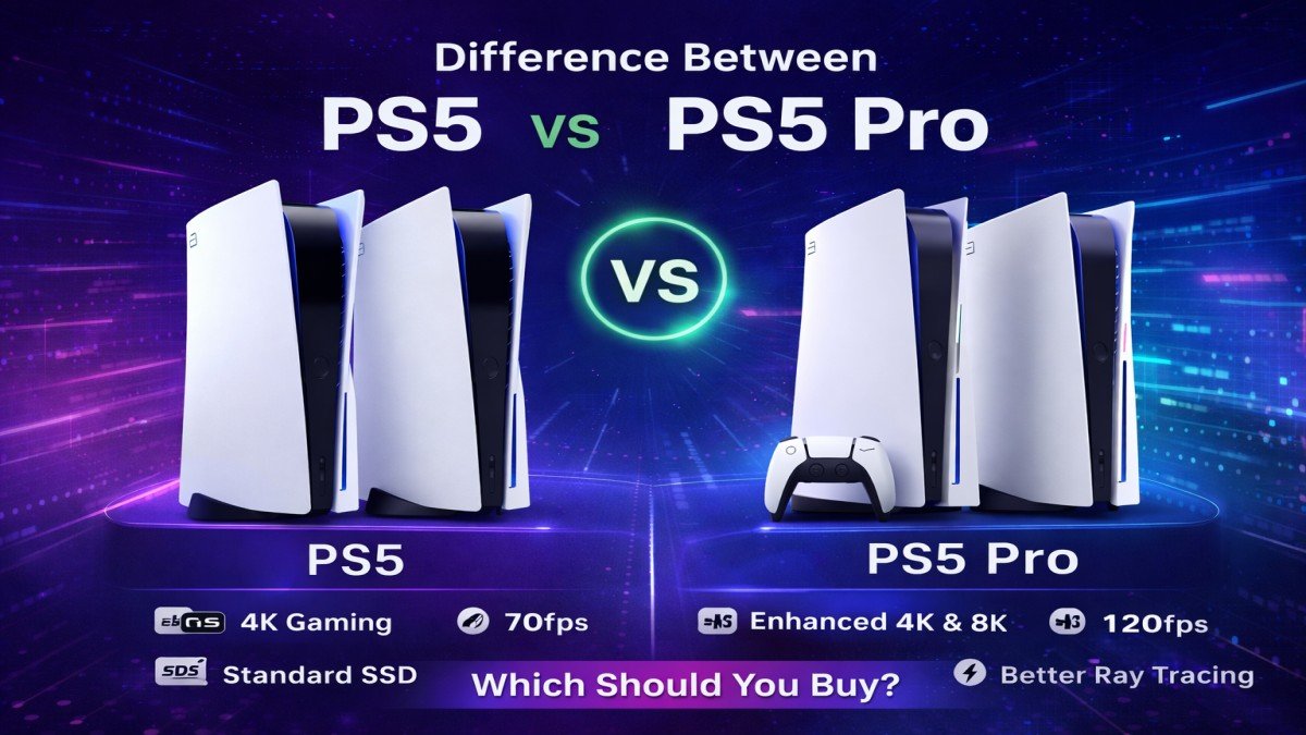 Difference Between PS5 and PS5 Pro – Full Comparison Guide